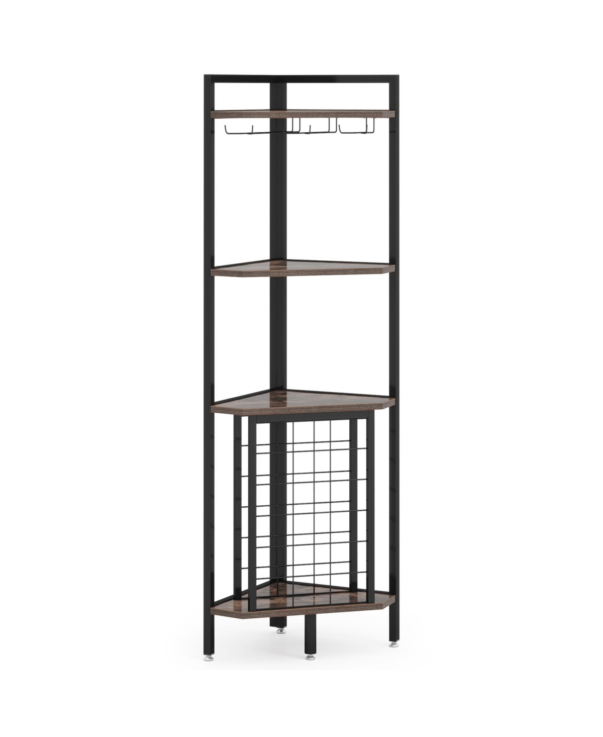 Click here for Tribesigns Corner Wine Rack with Glass Holder and... prices