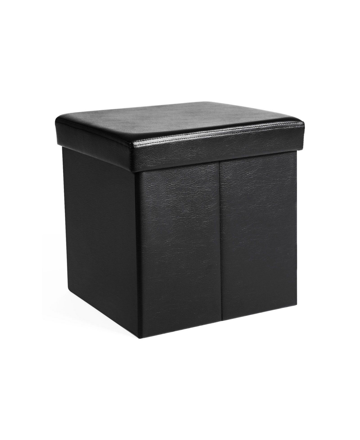 Click here for Slickblue Folding Storage Ottoman Cube - Black prices
