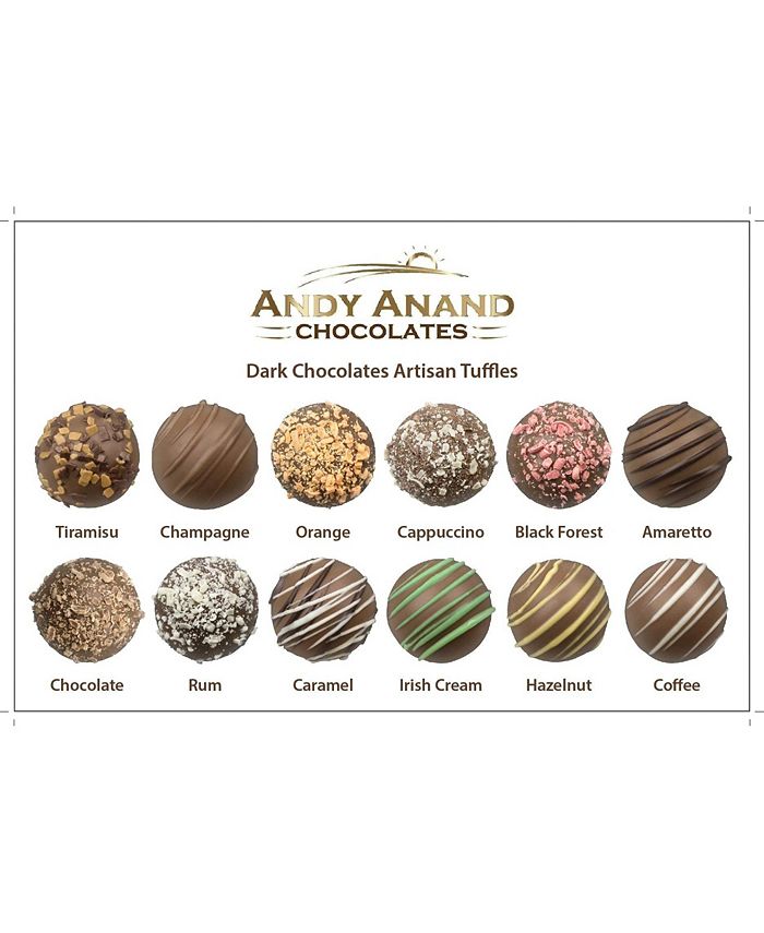Andy Anand Chocolatier Andy Anand Dark Chocolate Truffles 16 Pcs Of ...