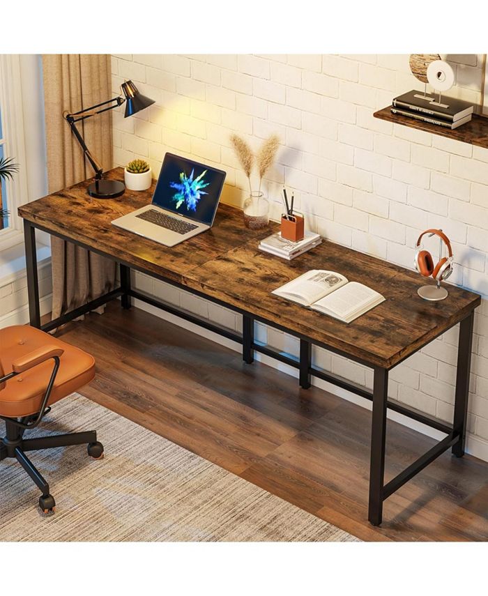 Tribesigns 78.7 inch Double Computer Desk, Extra Long 2 Person Desk ...