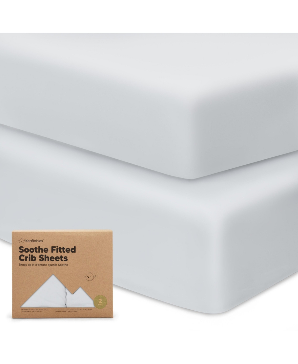 Click here for KeaBabies 2pk Soothe Fitted Crib Sheets Neutral  B... prices