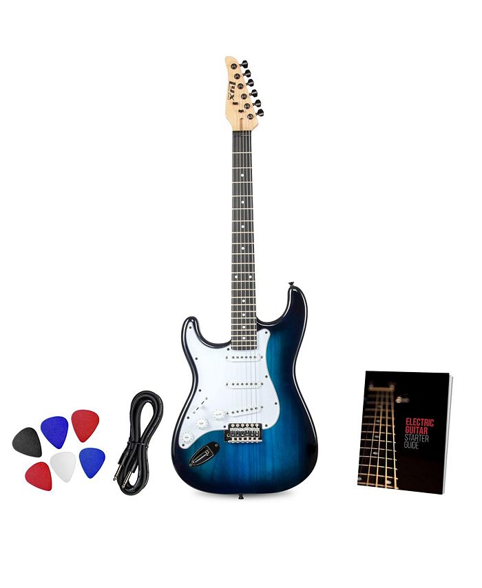 Lyxpro CS 39” Left Handed Electric Guitar Kit for Beginner W/Amp Cable ...