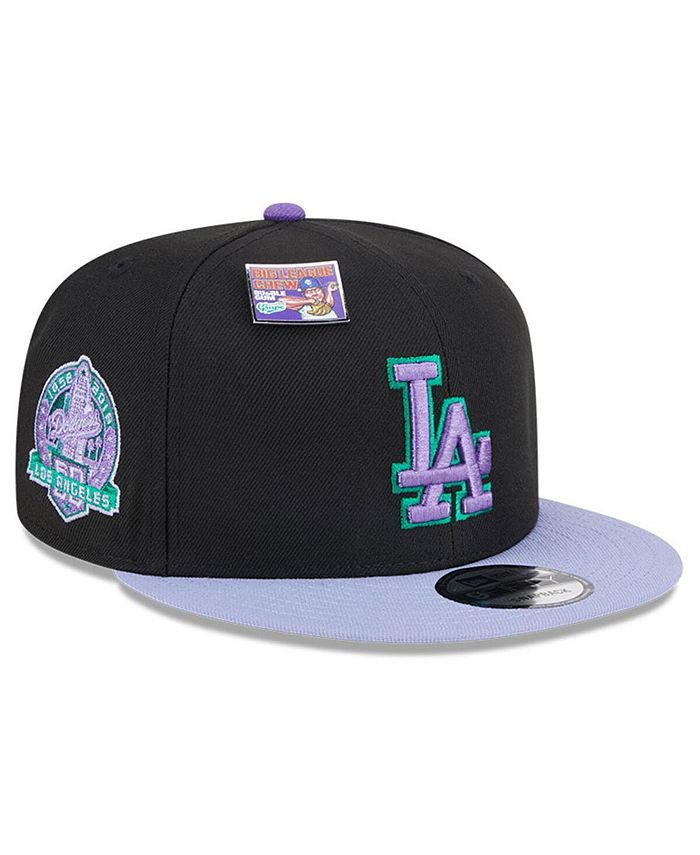 New Era Men's Black/Purple Los Angeles Dodgers Grape Big League Chew ...