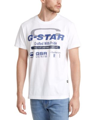 G Star Raw Men s Straight Fit Logo Graphic T Shirt Macy s