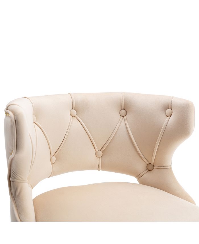 Simplie Fun Bar Stools With Back And Footrest Counter Height Dining ...