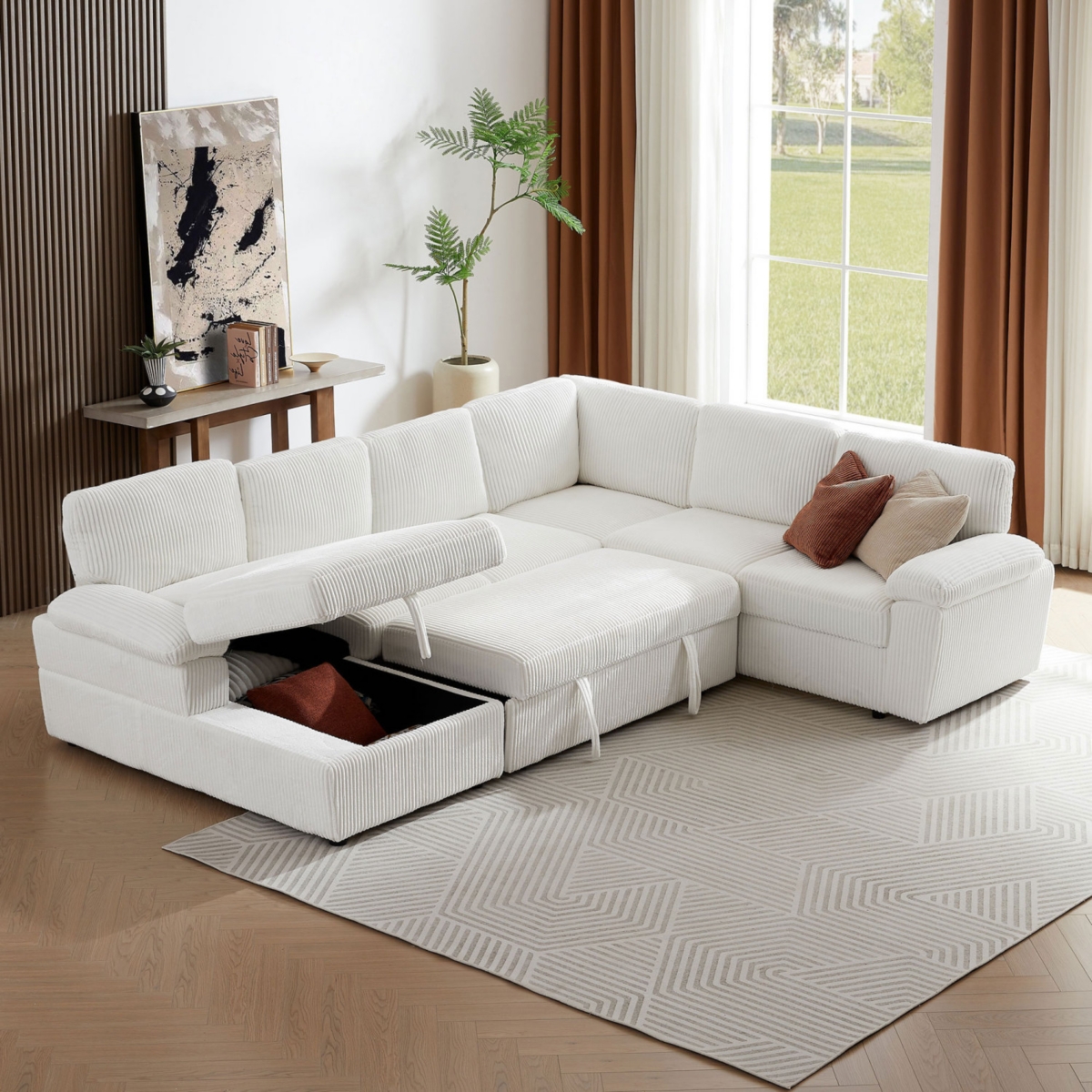 Click here for Streamdale Furniture Modular Sectional Sleeper Sof... prices