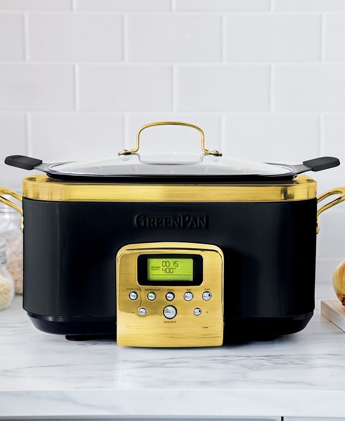 GreenPan Elite 18.9" Reserve Slow Cooker - Macy's
