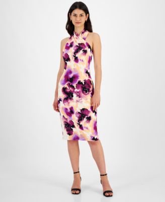 RACHEL Rachel Roy Harland Floral-Print Midi Dress - Macy's