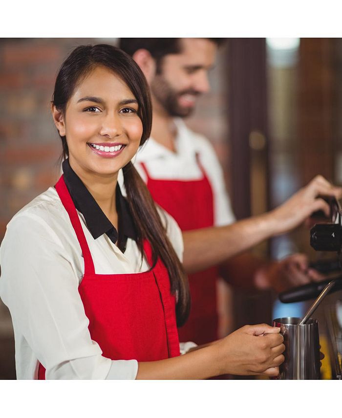 Arkwright Home Arkwright Mariposa Bib Aprons (12 Pack), 33x30, Spun ...