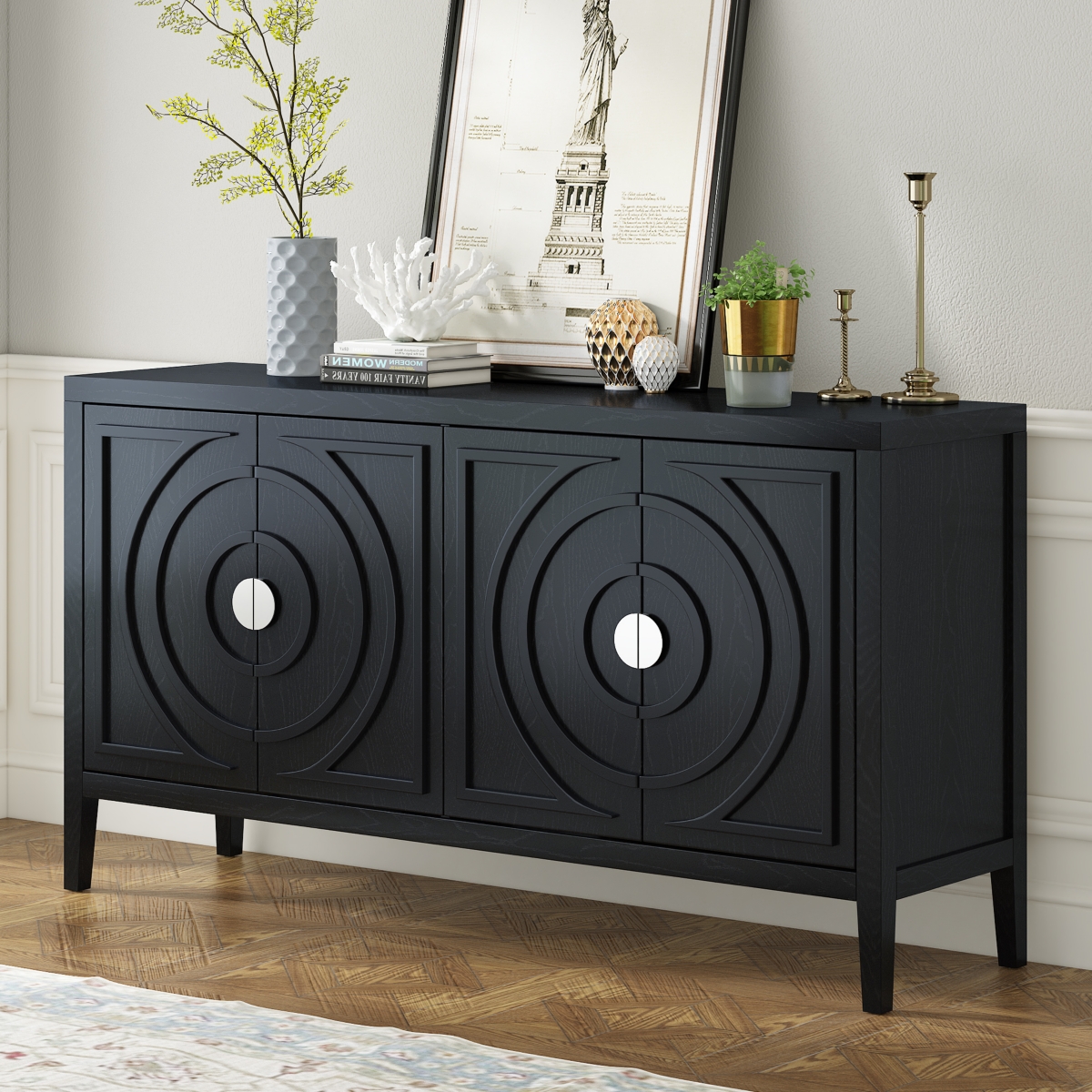 Click here for Streamdale Vintage Sideboard Door with Retro Groov... prices