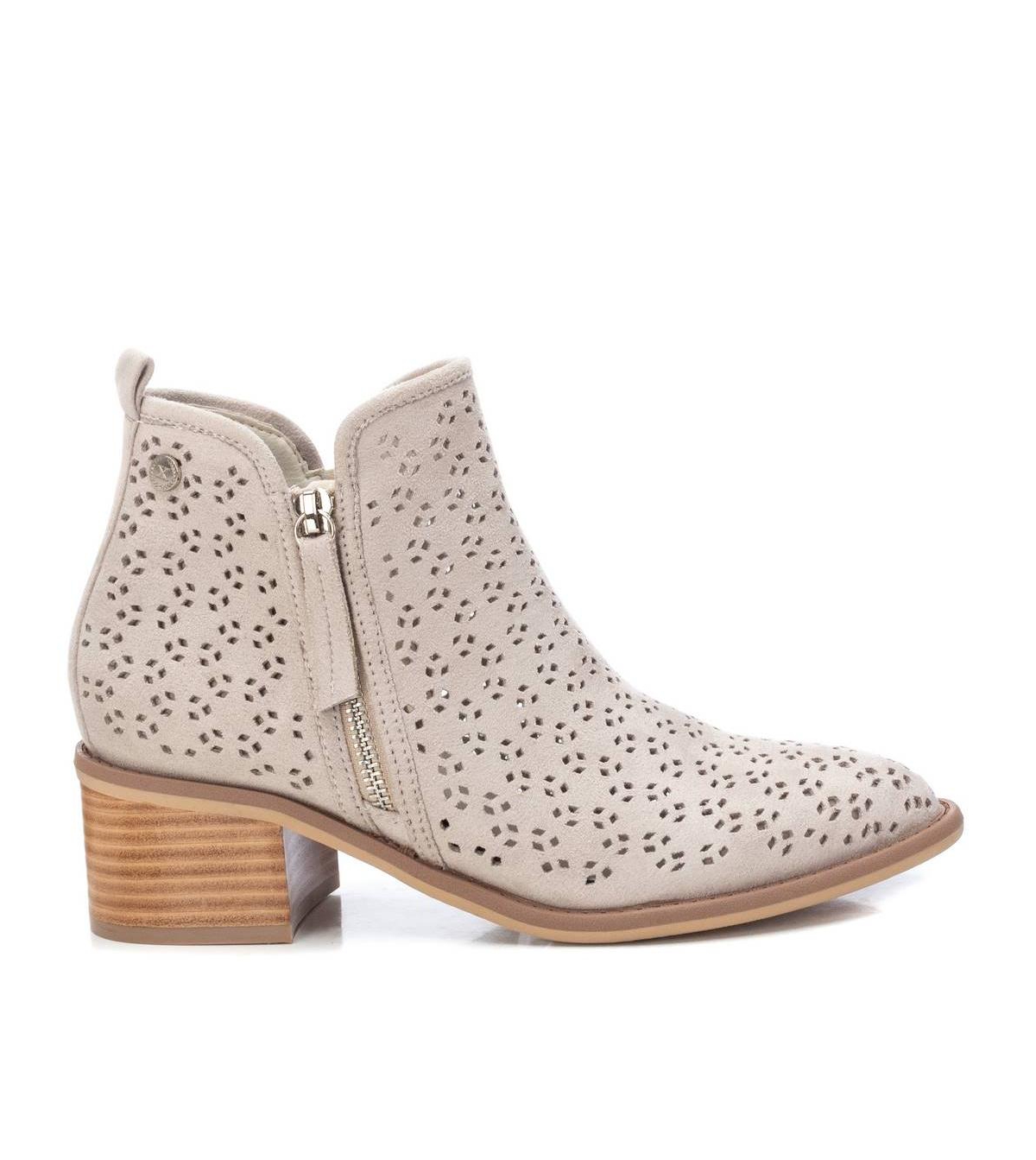 Click here for Xti Womens Suede Ankle Booties By - Ice prices