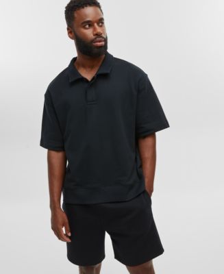 Mode of One Men's Relaxed-Fit French Terry Polo, Created for Macy's ...