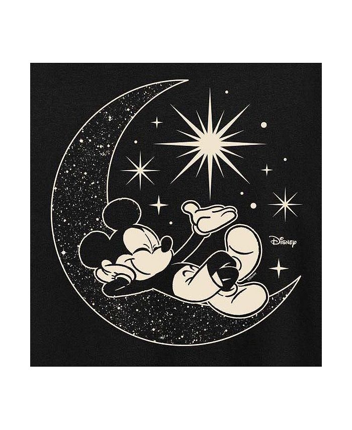 Hybrid Apparel Trendy Plus Size Mickey Mouse Moon & Stars Graphic T ...