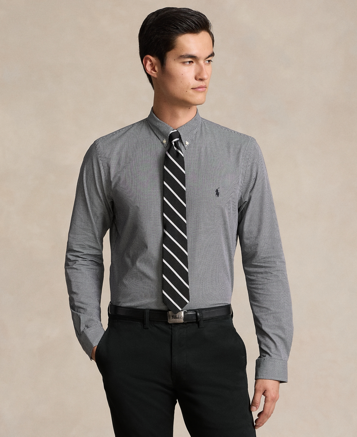 Click here for Polo Ralph Lauren Mens Slim-Fit Stretch Poplin Shi... prices