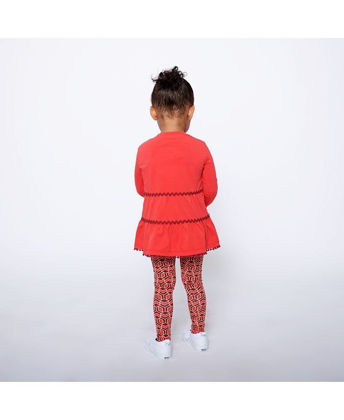 Mixed Up Clothing Girls Tiered Tunic and Legging Set - Macy's