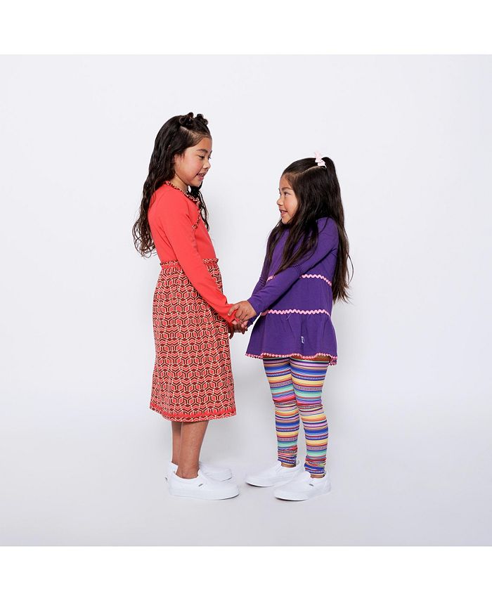 Mixed Up Clothing Girls Tiered Tunic and Legging Set - Macy's
