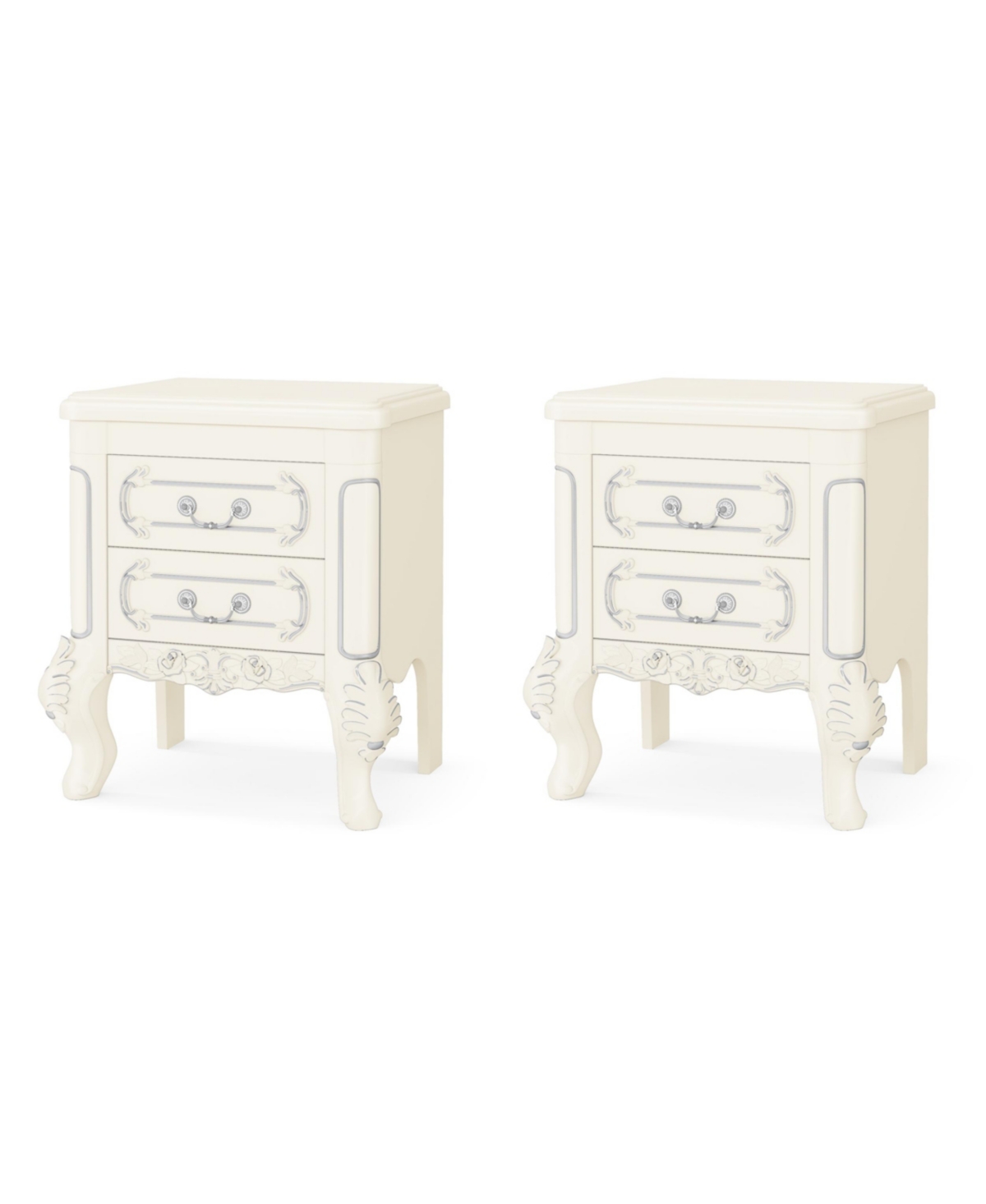 Click here for Tribesigns White Nightstand Set of 2  End Table wi... prices