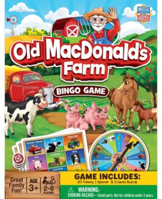 Masterpieces Kids Games - Old MacDonald's Farm Bingo Game for Kids - Macy's