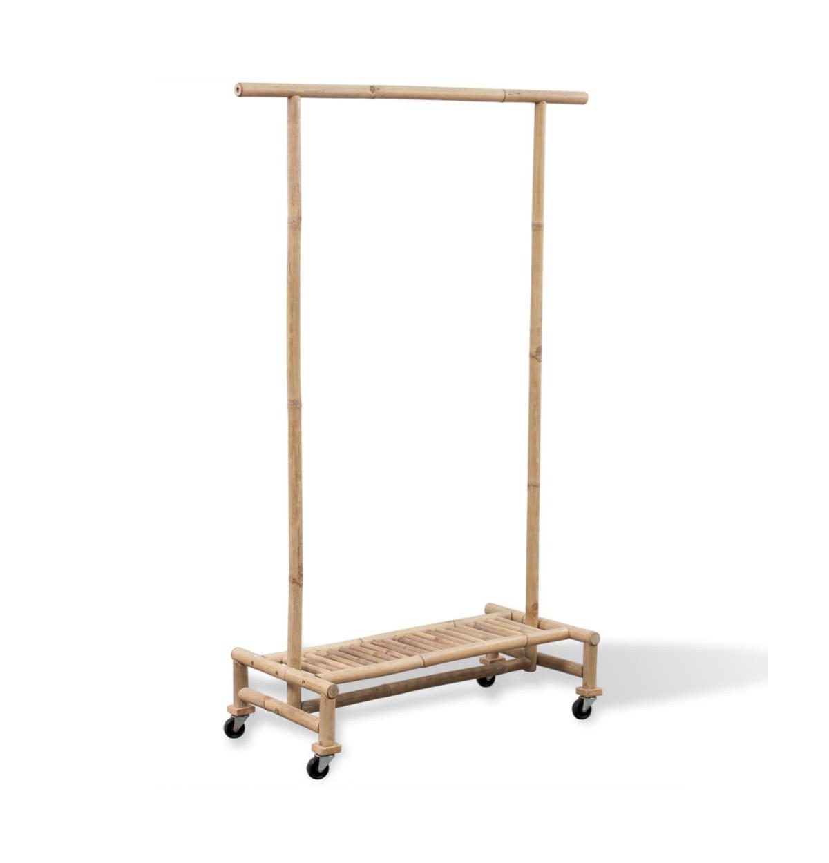 Click here for vidaXL Bamboo Clothes Rack - Brown prices