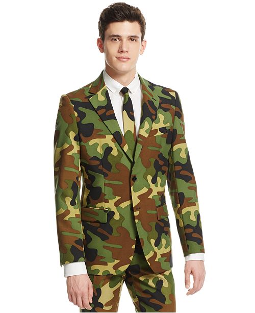 OppoSuits Men's Commando Camouflage Suit & Reviews - Suits & Tuxedos ...