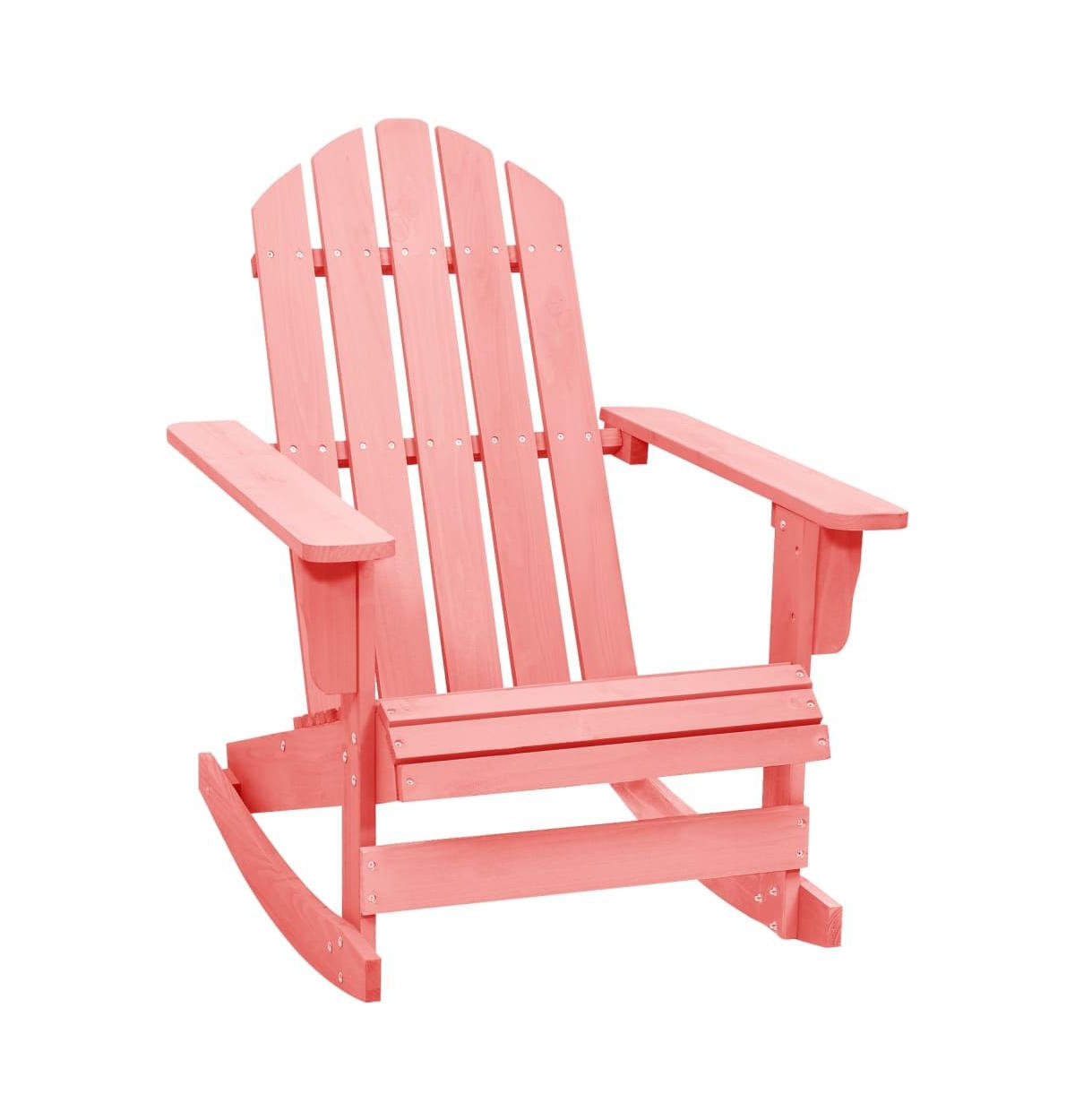 Click here for vidaXL Patio Adirondack Rocking Chair Solid Fir Wo... prices
