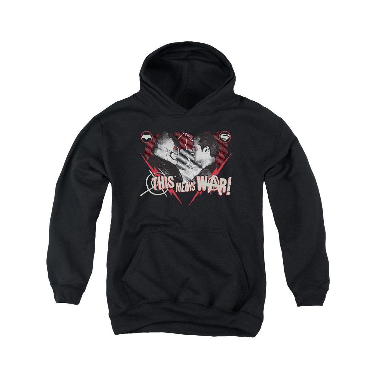 Click here for Batman V Superman Youth This Means War Pull Over H... prices