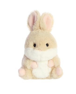 Aurora Mini Lively Bunny Rolly Pet Round Plush Toy Brown 5" - Macy's