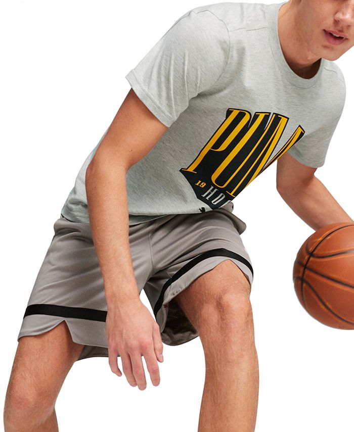 Puma Men's Hoops Logo Graphic T-Shirt - Macy's