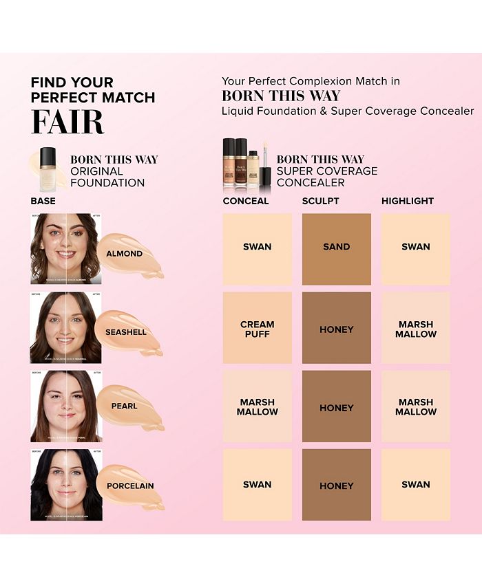 Too Faced Born This Way Super Coverage Multi-Use Sculpting Concealer ...