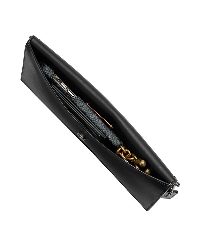 COACH Women's Essential Small Leather Clutch - Macy's