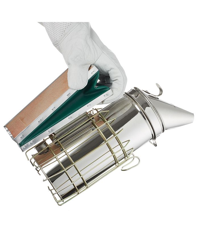 Honey Keeper 12-1/2 inch Bee Hive Smoker, Stainless Steel with Heat ...