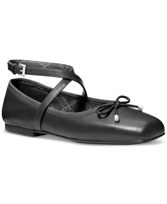 Michael Kors Women's Collette Flex Ankle-Strap Ballet Flats - Macy's