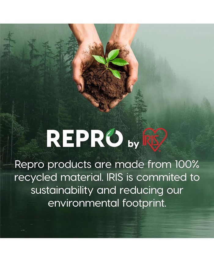 IRIS USA 5 Gallon Lockable Storage Totes with Lids, 6 Pack, Navy, Heavy ...