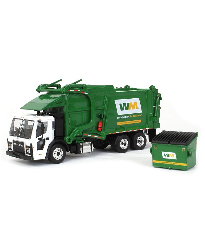 First Gear 1/64 Mack LR with McNeilus Meridian Front Loader & Dumpster ...