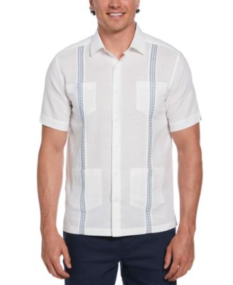 Cubavera Men's Big & Tall Guayabera Short Sleeve Button-Front ...