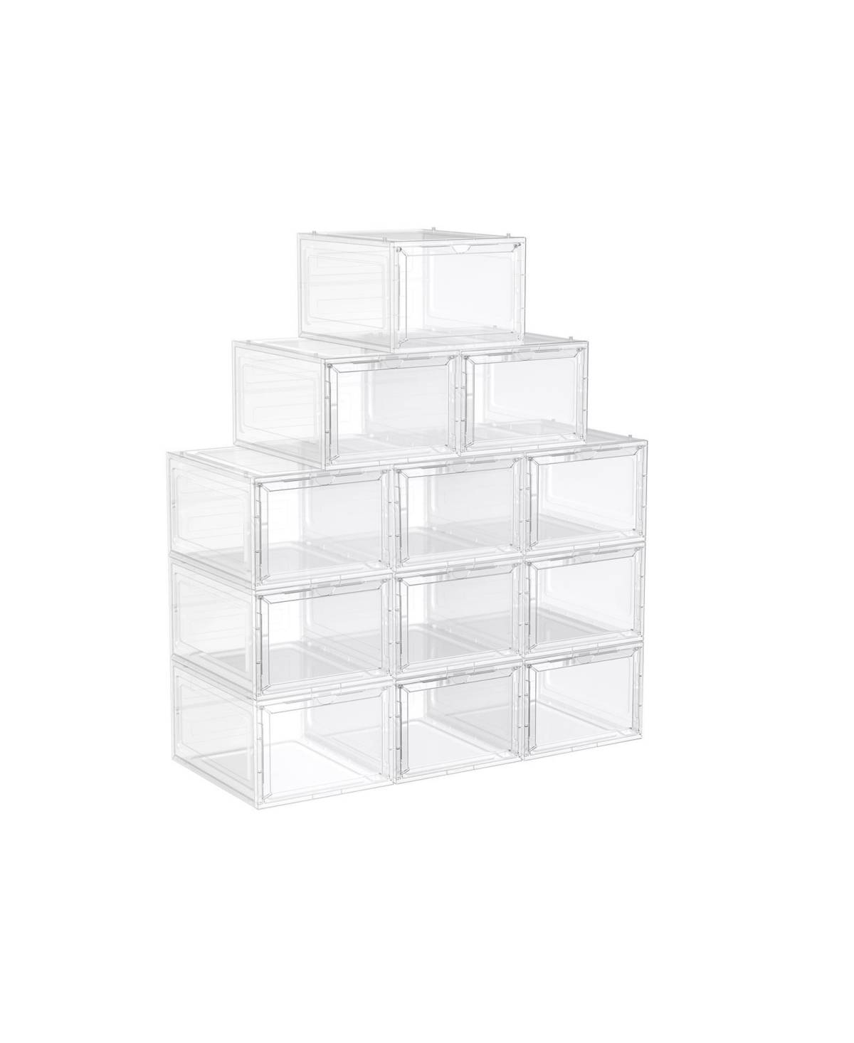 Click here for Slickblue Shoe Organizers  Set Of 12  Plastic Shoe... prices