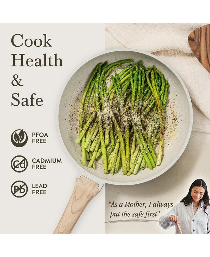 CAROTE Nonstick Pots and Pans Set,Induction Cookware Set, 11pcs, Cream ...