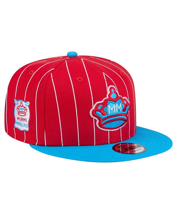 New Era Men's Red Miami Marlins City Connect 9FIFTY Snapback Hat - Macy's