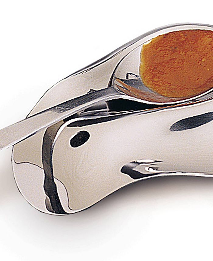 RSVP International Endurance Stainless Steel 7x6" Double Spoon Rest ...