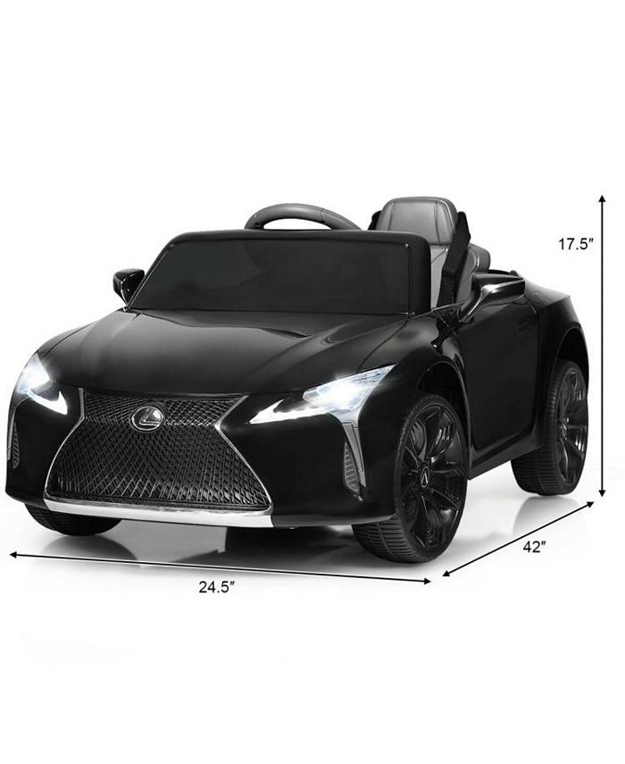 Slickblue Kids Ride Lexus LC500 Licensed Remote Control Electric ...