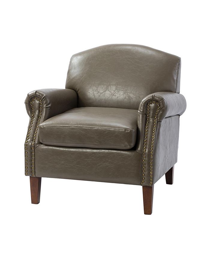 Hulala Home Wooden Upholstered Rinaldo Armchair with Feet Featuring ...