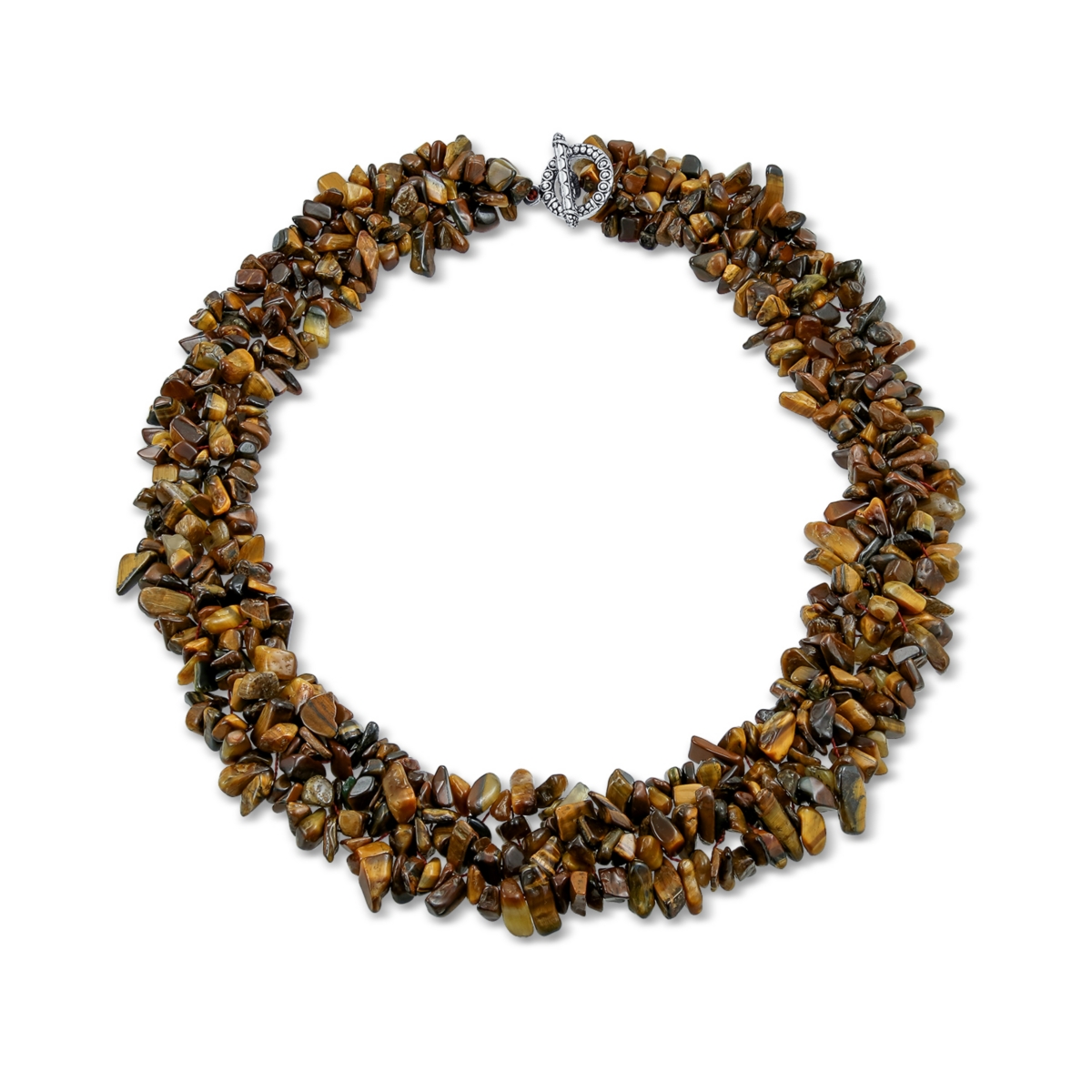 Click here for Bling Jewelry Big Chunky Chips Cluster Multi Stran... prices