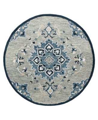 CLOSEOUT! LR Home Rochelle RUG-134 3' Round Area Rug - Macy's