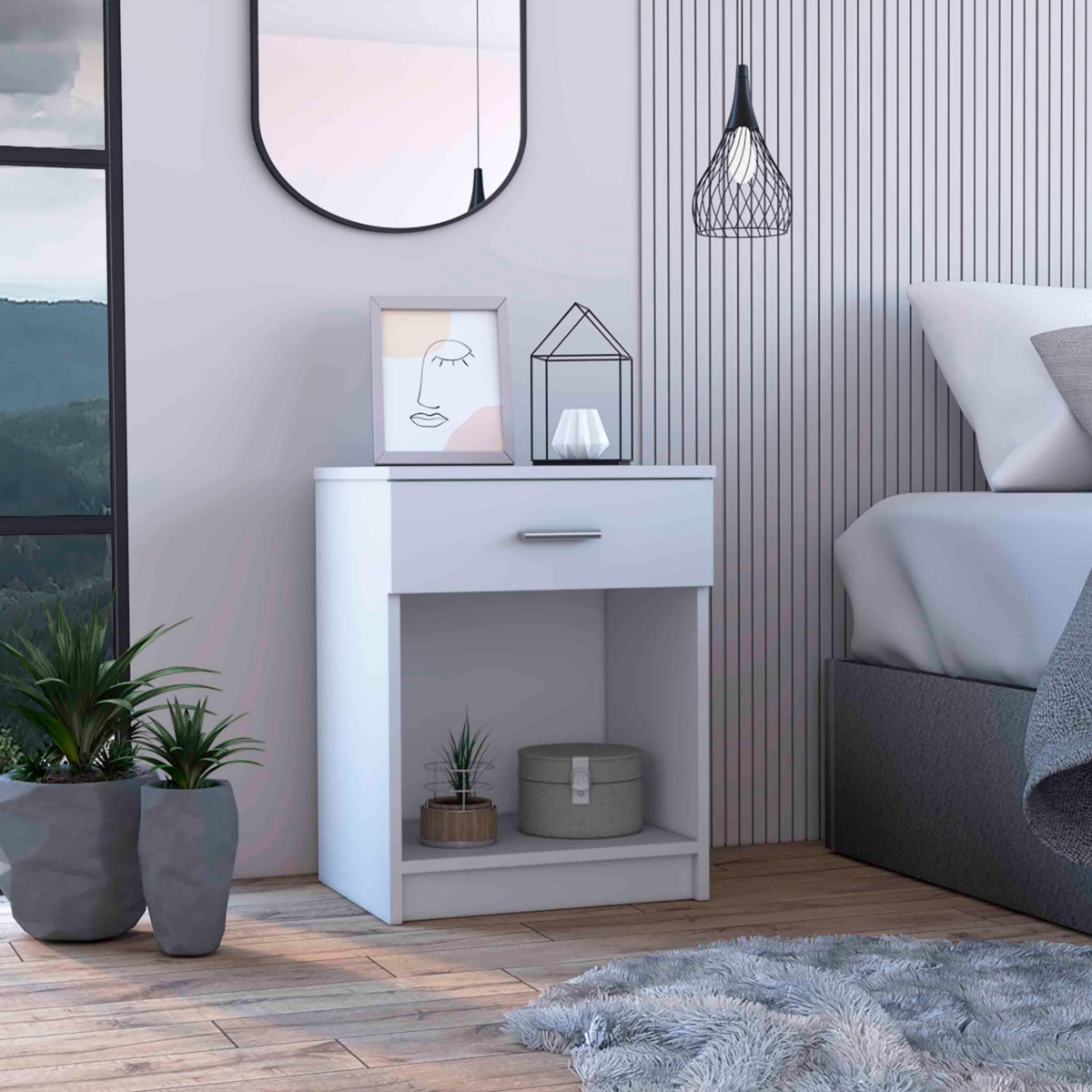 Click here for Streamdale Eco Nightstand  Superior Top  One Drawe... prices