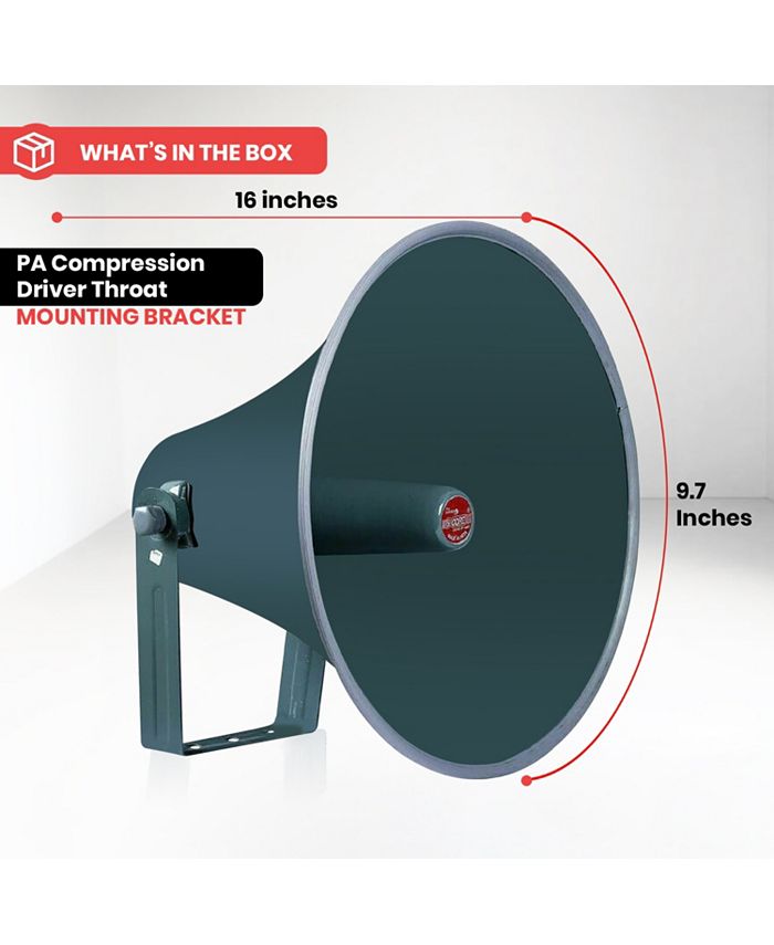 5 Core PA Speaker Horn Throat • 16 inch All Weather Use • Support Wide ...