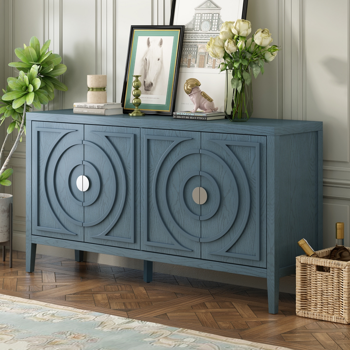 Click here for Streamdale Vintage Sideboard Door with Retro Groov... prices
