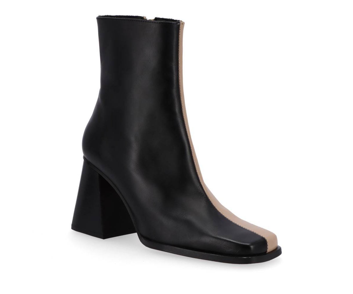 Click here for Alohas Womens South Leather Ankle Boots - Stone be... prices