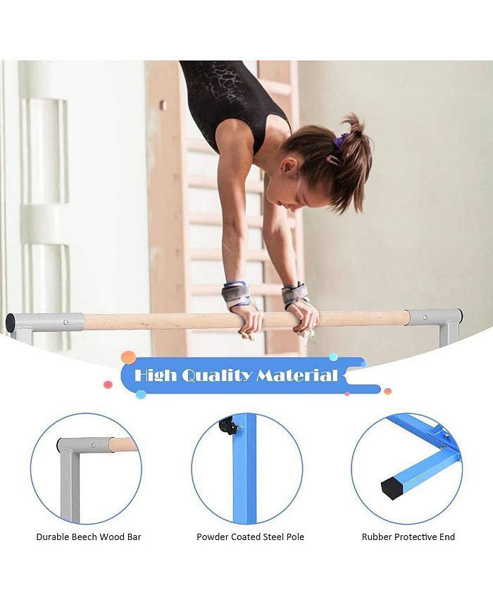 Slickblue Adjustable Gymnastics Horizontal Bar for Kids - Macy's