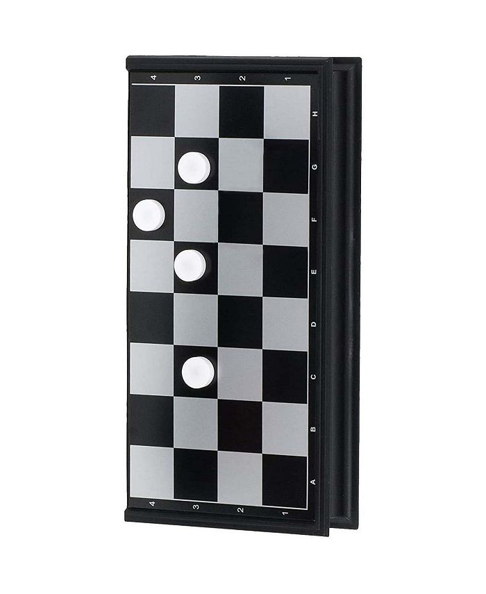 WE Games Foldable Travel Magnetic Checkers Set - Macy's