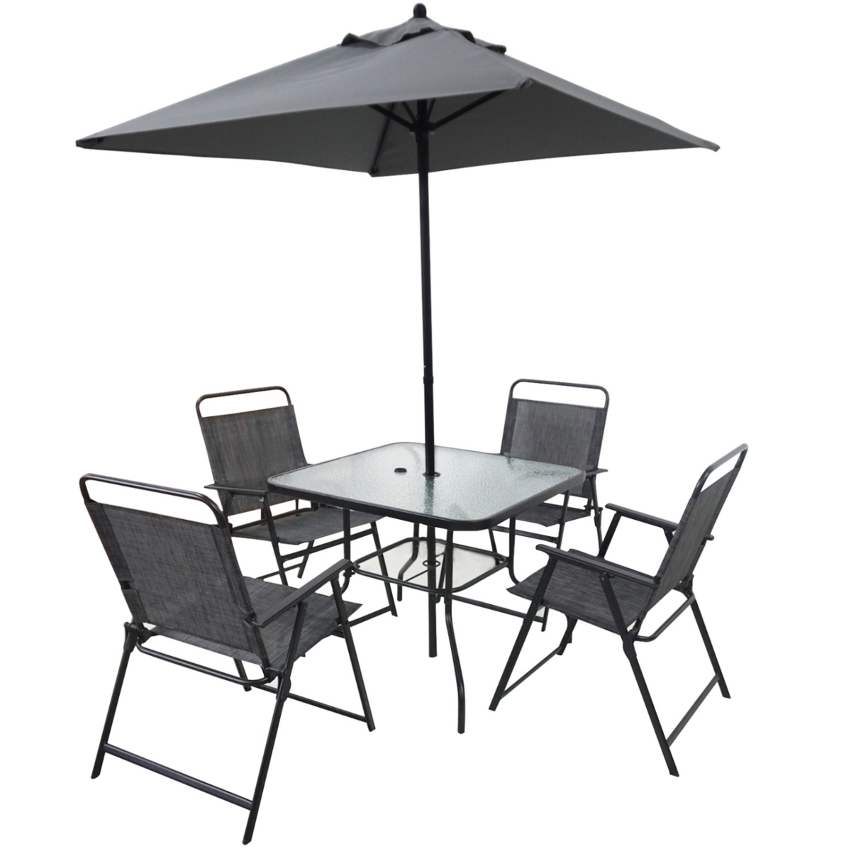 Click here for Streamdale Furniture 4-Person Metal Patio Set with... prices